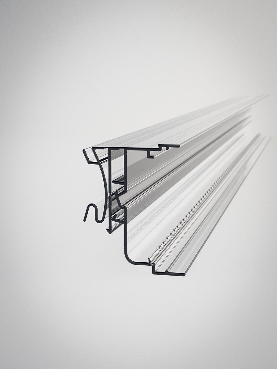 ESL holder, rail | HL Display