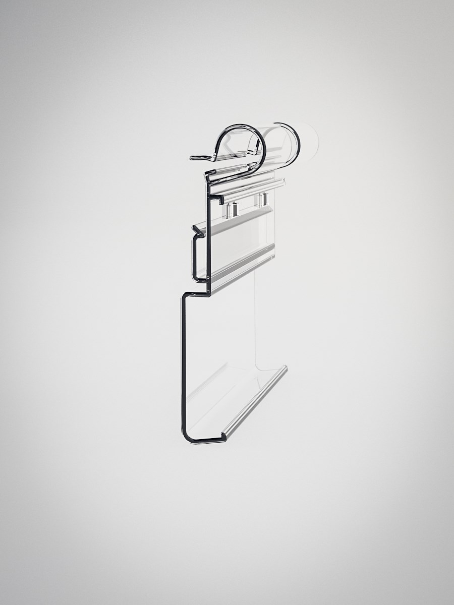 ESL holder for hooks | HL Display