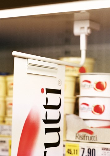 Aisle sign fixture, magnetic | HL Display