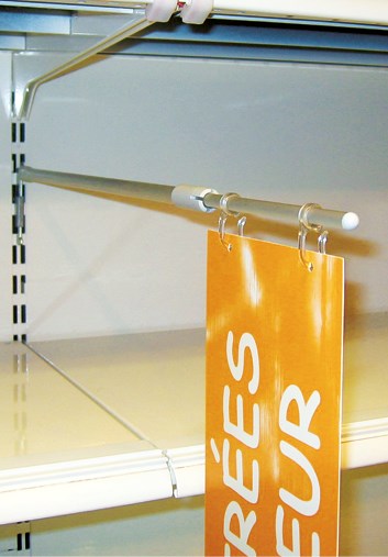 Aisle sign fixture, upright | HL Display