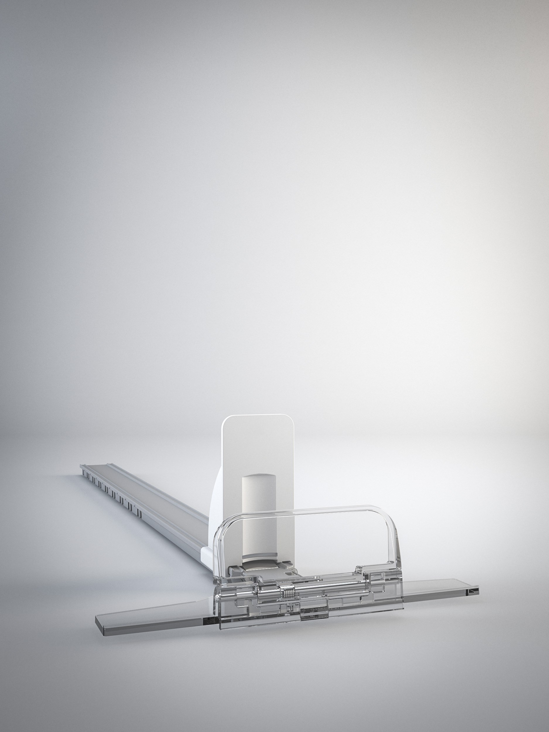 Front stop, automatic flipdown, wide | HL Display