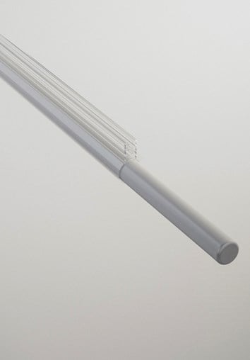 Heavy duty aisle sign fixture with single super grip | HL Display
