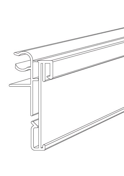ESL holder, rail | HL Display