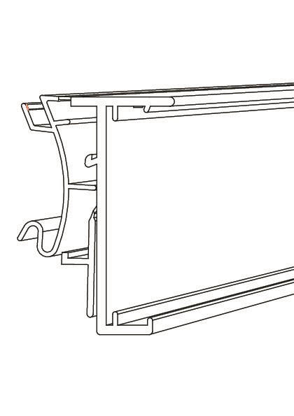 ESL holder, rail | HL Display