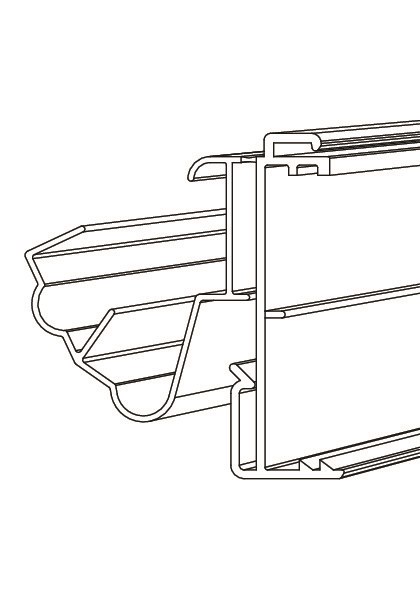 ESL holder, rail | HL Display
