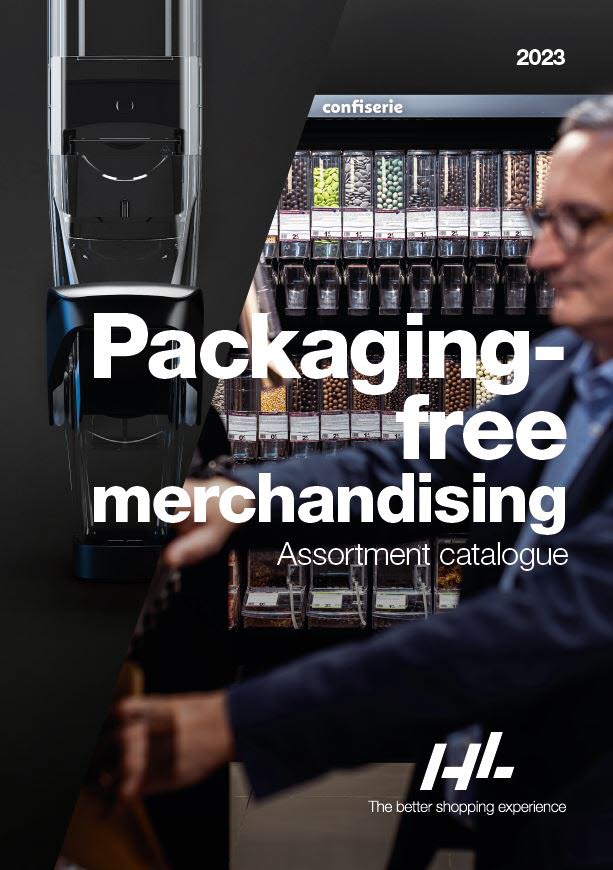 Gravity and scoop bins for bulk merchandising | HL Display