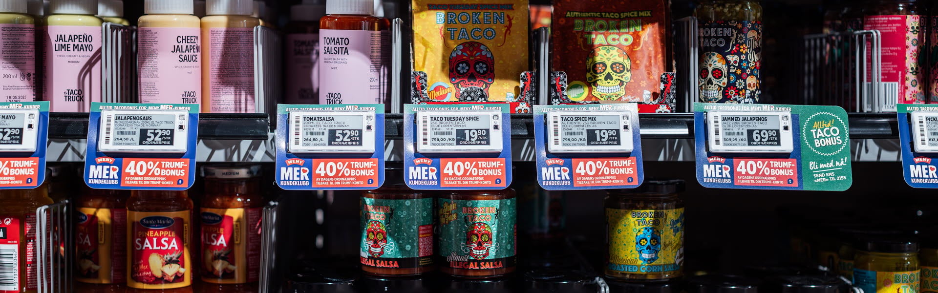 Shelf edge promotion to communicate messages | HL Display