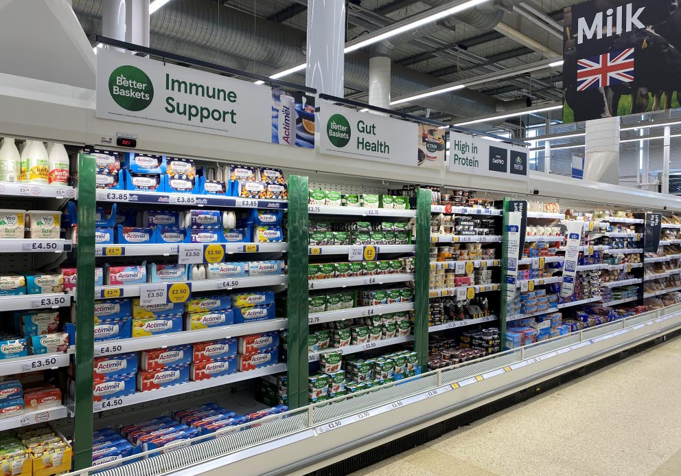 Tesco Chiller Signage