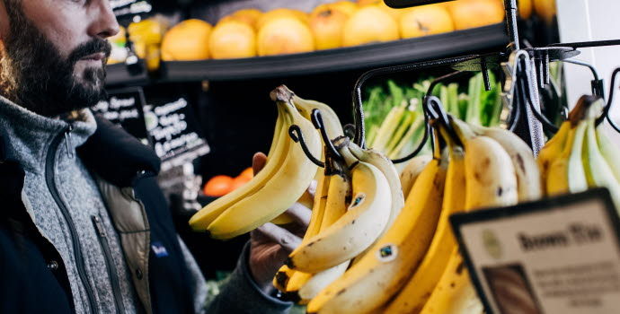 Fresh produce in ambient areas