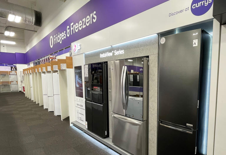 LG Refrigerator Retail Display